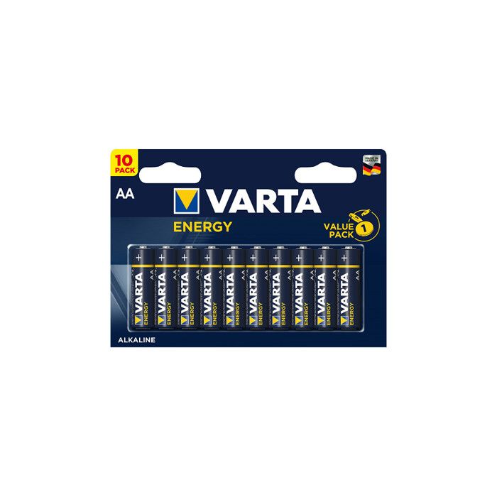Varta - Pack de 20 Blisters de 10 Piles Alcalines ENERGY AA - Cdiscount ...