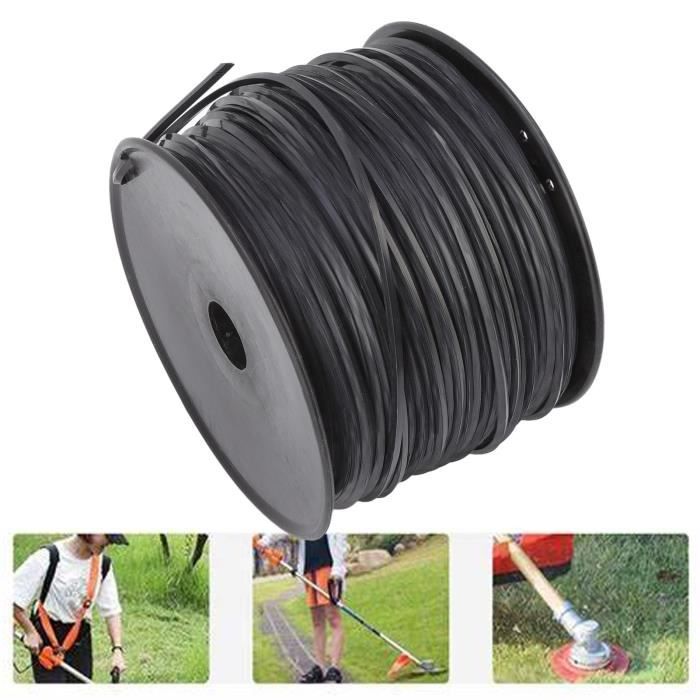 VGEBY Ligne de coupe-carreaux carrée 3.3mm en nylon pour tondeuse à gazon - Cdiscount Jardin