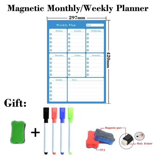 Tableau effaçable,JHB01-4Pen1Eraser--Tableau blanc magnétique effaçable ...