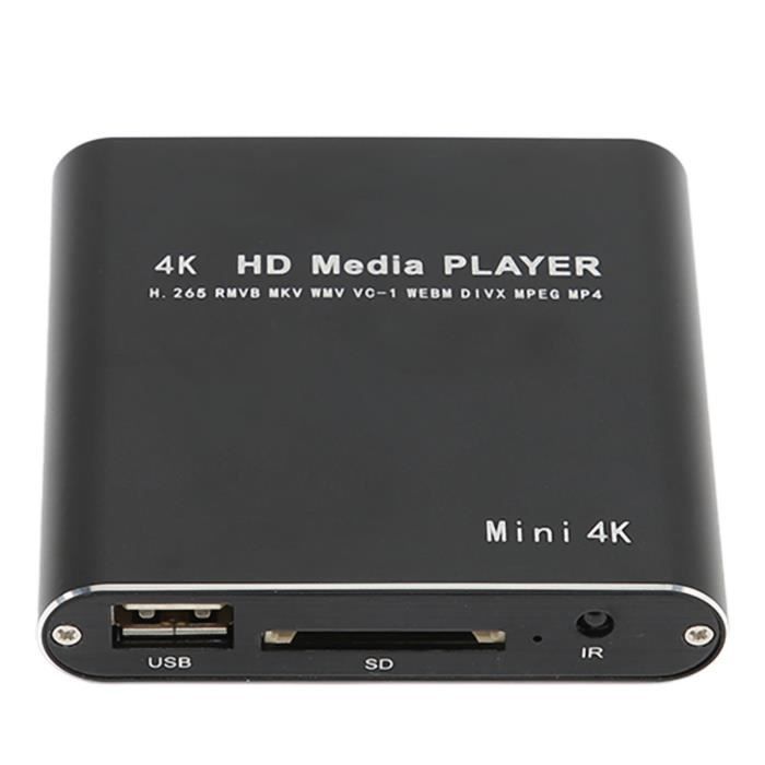 RHO- lecteur multimédia en streaming HD Lecteur vidéo HD Mini lecteur ...