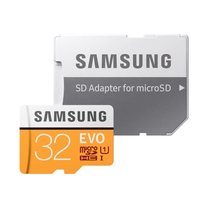 Samsung EVO MB-MP32GA Carte mémoire flash (adaptateur microSDHC SD ...