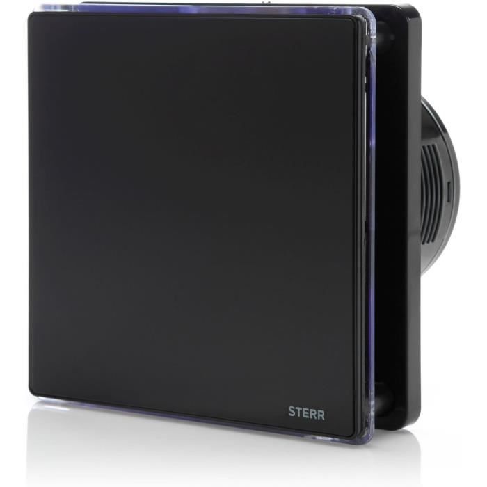 STERR Noir Extracteur D'air 100 mm Avec LED + TIMER Extracteur D'air ...