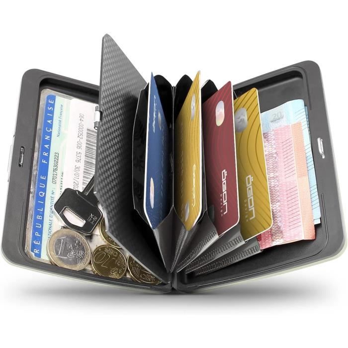 Ogon Portefeuille En Aluminium Smart Case V2 Large - Format Carte D ...
