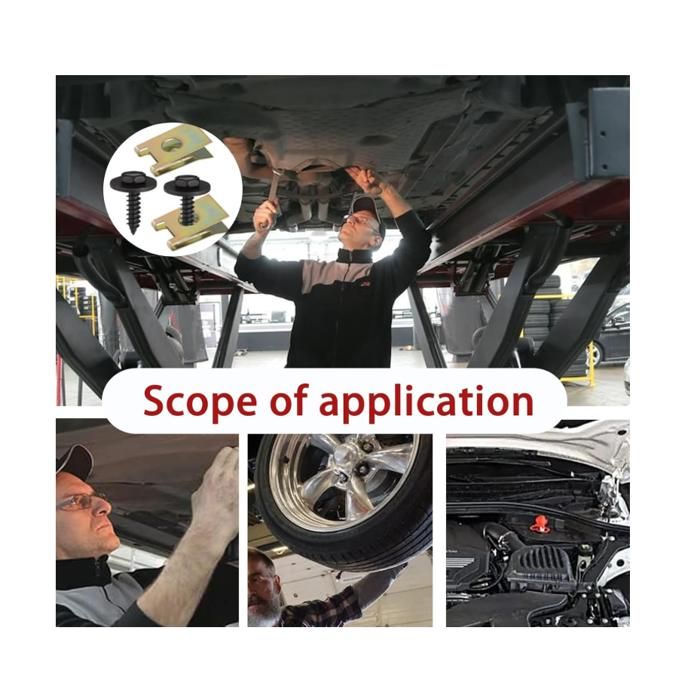 60 x Car Body Screws for Car Bodywork Screws for Car Fenders and ...