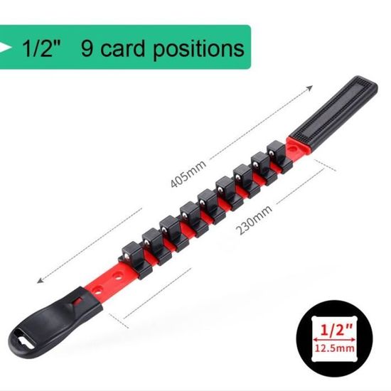 Cle a cliquet,Clés à douille 1-4 " 3-8" 1-2 " support d'organisation ...