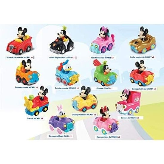Jouet éducatif - VTECH - TUT TUT BOLIDES MICKEY - Multicolore - 1 à 5 ans - Intérieur ...