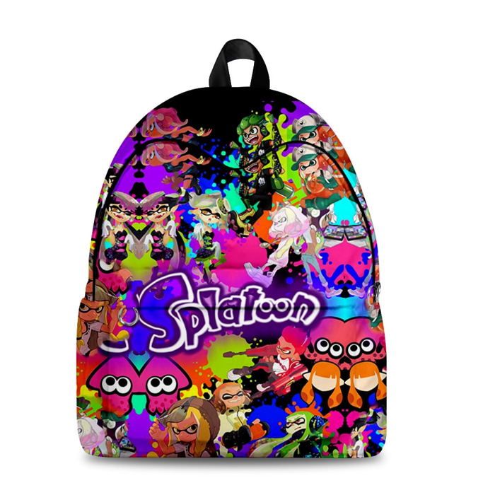 Splatoon 3 Merch tissu une épaule porte-clés sac à dos imprimé étudiant ...