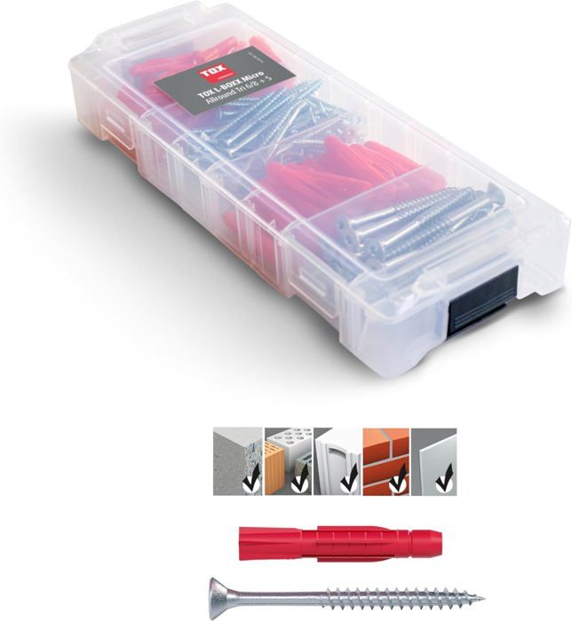 L-BOXX Micro Allround Tri 6/8 + S en boîte de tri empilable et ...