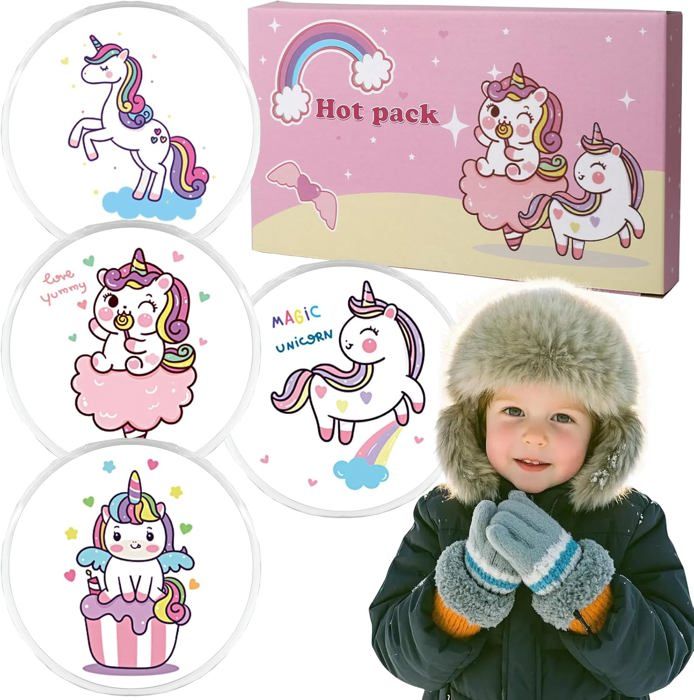 Yungeln Lot de 4 Chauffe Main reutilisable Gel, chaufferette Main ...