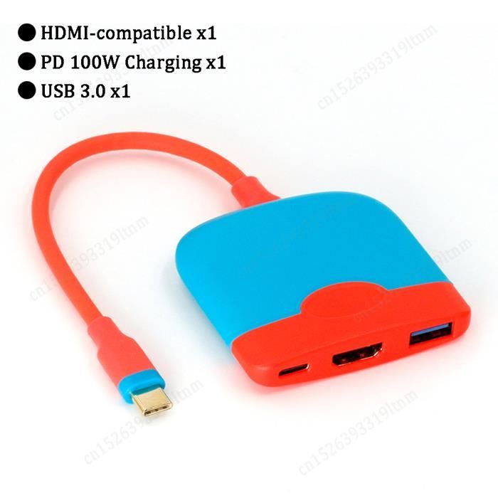 Concentrateur USB C C - Station d'accueil de charge pour Nintendo ...