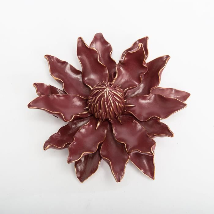 Décoration murale fleur grand modèle rose (lot de 4) - Amadeus 130 Rose ...