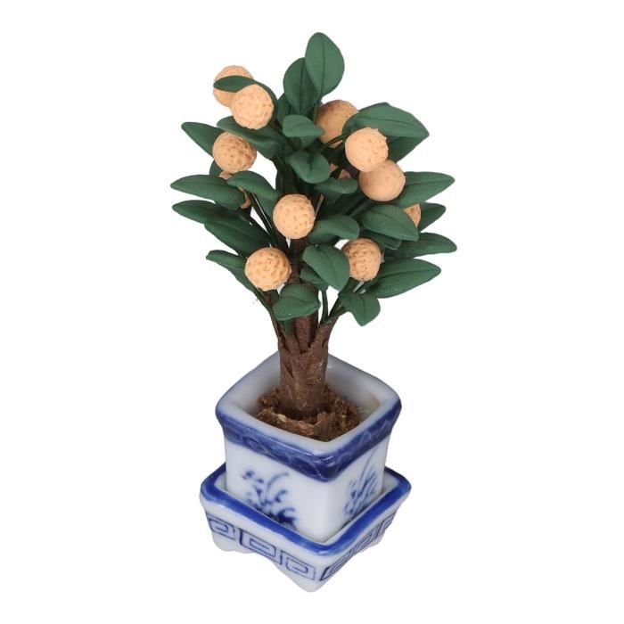 Mini oranger - ATYHAO - Maison de poupée 1:12 - Couleur orange ...