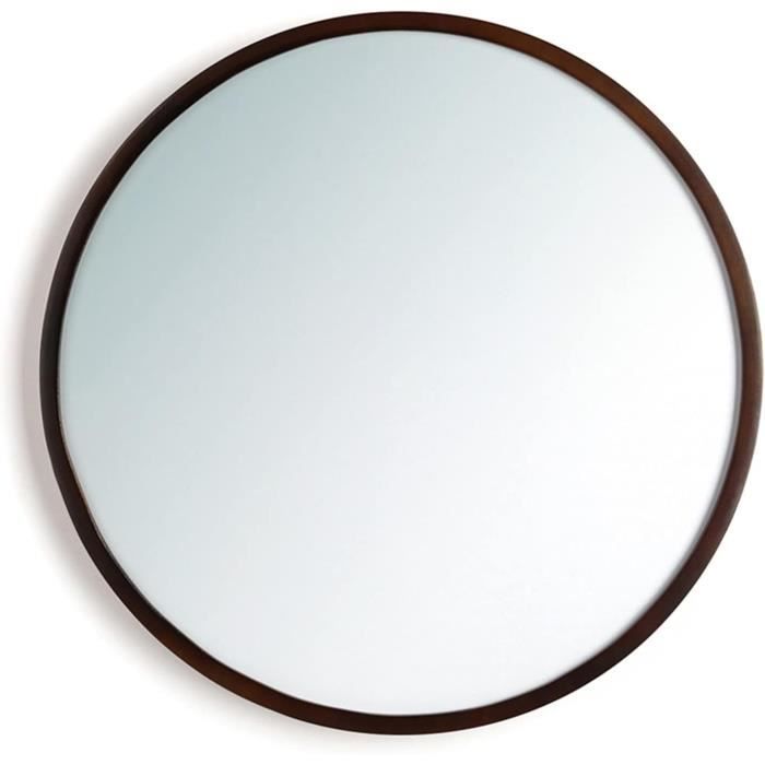 Miroir Rond, Miroir Mural En Bois, Miroir Décoratif Rustique, Miroir ...