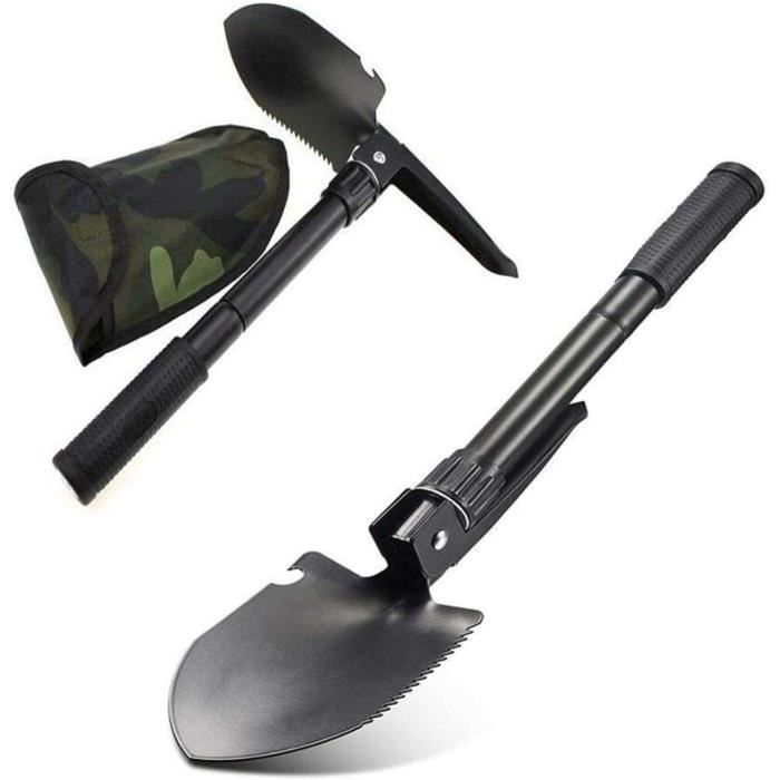 Pelle de Jardin Pliable pour Extérieur - Kit de Culture - Multifonctionnelle avec Pioche, Scie ...