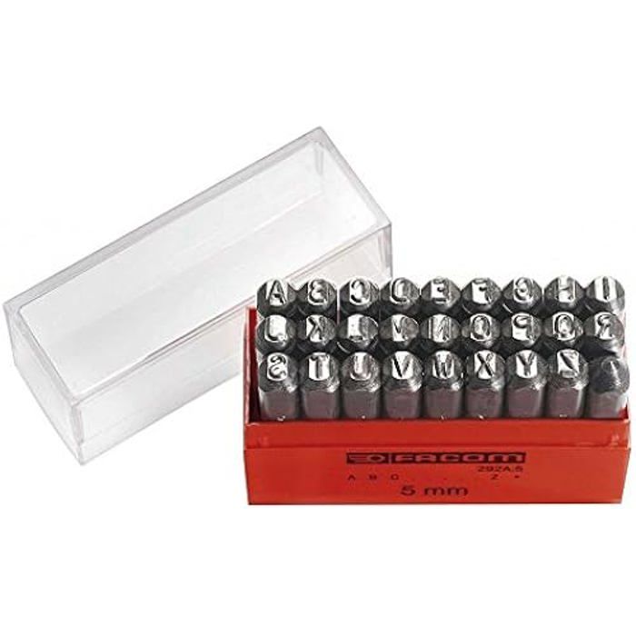 FACOM 292A.8-Jeu De Lettres et D'un Point De Coup - Cdiscount Bricolage