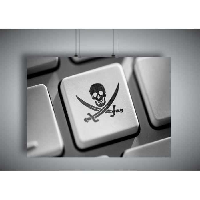 Poster HACKER PIRATE INFORMATIQUE Wall Art - A4 (21x29,7cm) - Cdiscount ...