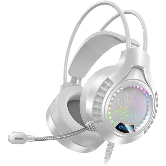 Casque De Jeu Filaire Microphone Rotatif À 360 Degrés 1.78M 20-20Khz ...