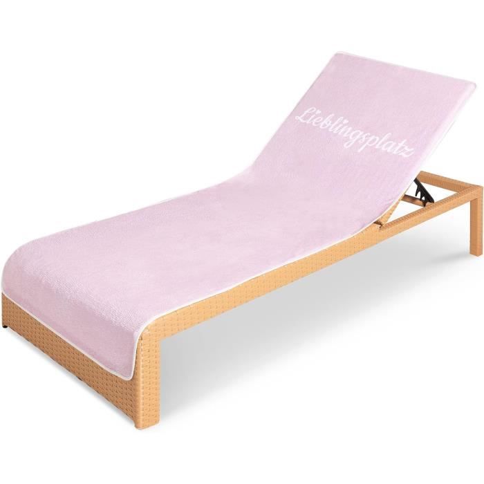 Housse Chaise Longue - Protection Chaise De Jardin 75 X 200 Cm En Coton ...