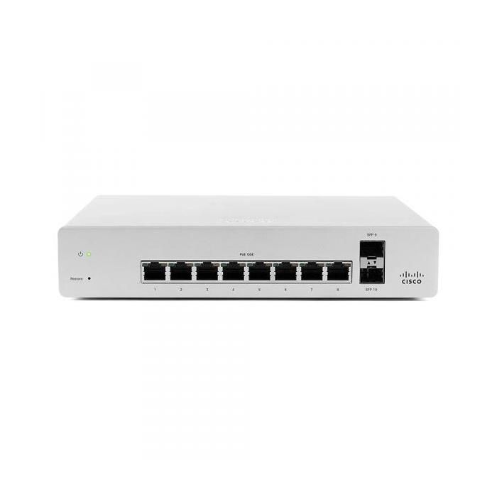 Switch - CISCO - MS220-8P-HW - 8 ports Gigabit Ethernet - Gestion cloud ...
