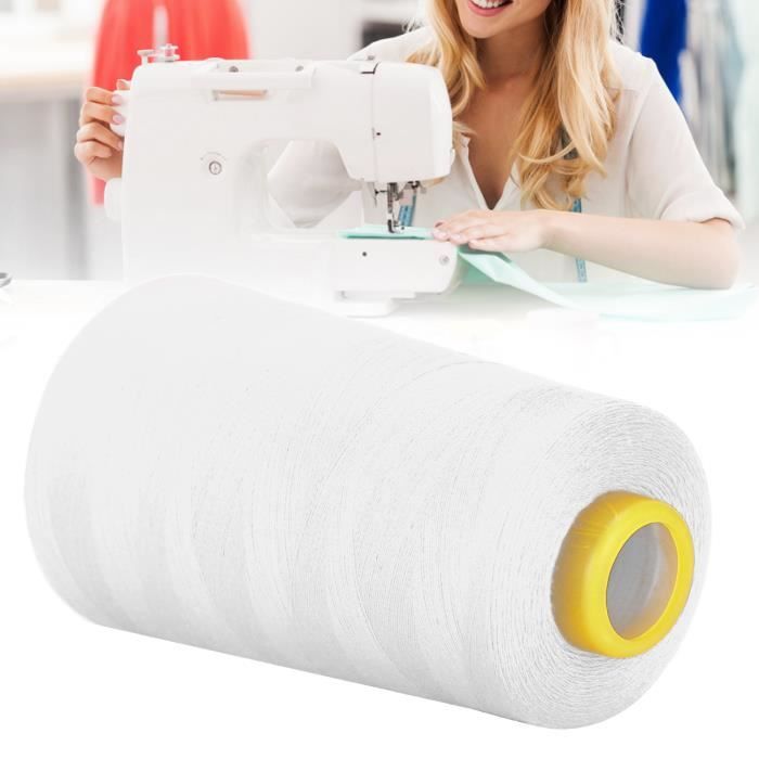 Fil à coudre - EJ.LIFE - 402 - Polyester - 3000 Yards - Blanc ...