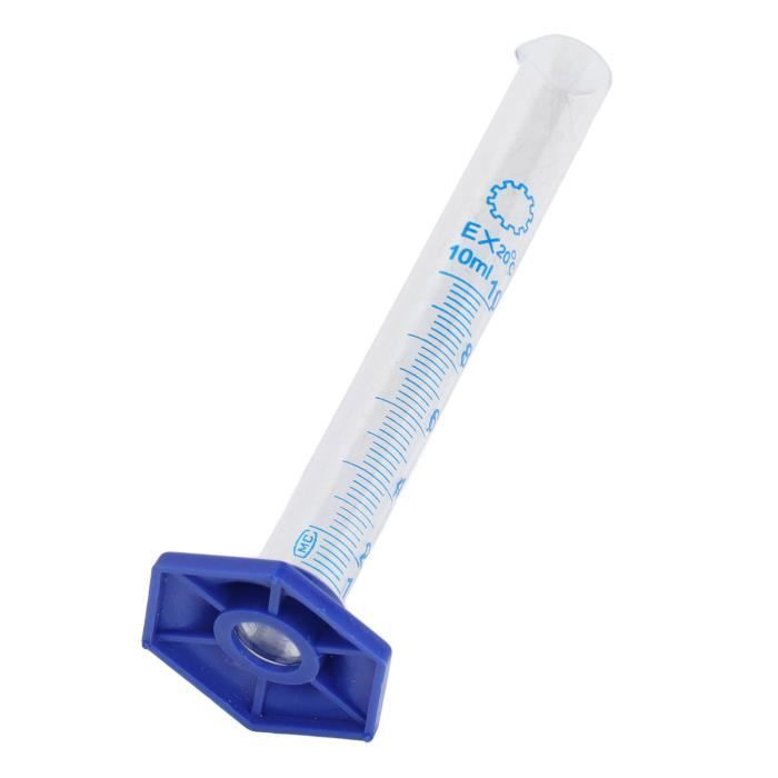 Fdit Cylindre de laboratoire 10 pièces 10mL cylindre de mesure verre ...