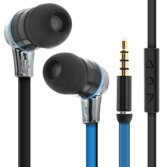 Ecouteurs Kit Piéton Main Libres Micro Télécommande + Etui - Forever SE ...