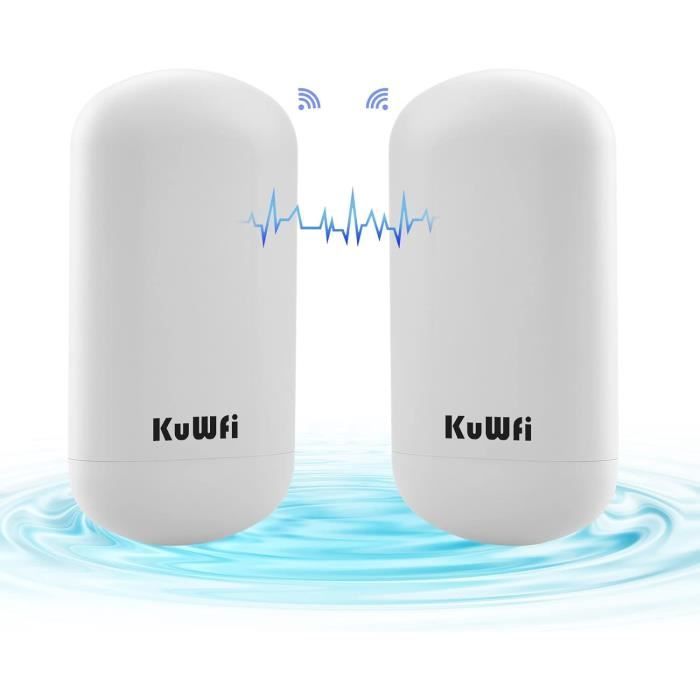 450 Mbps Point D'Accès Wifi Pont Wifi Ethernet Exterieur, 5,8G Pont ...