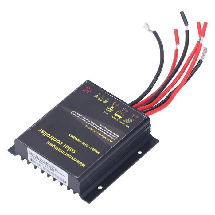 Contrôleur Solaire Intelligent - TBEST - ZER - 12V - IP65 Étanche - Protection Circuit ...