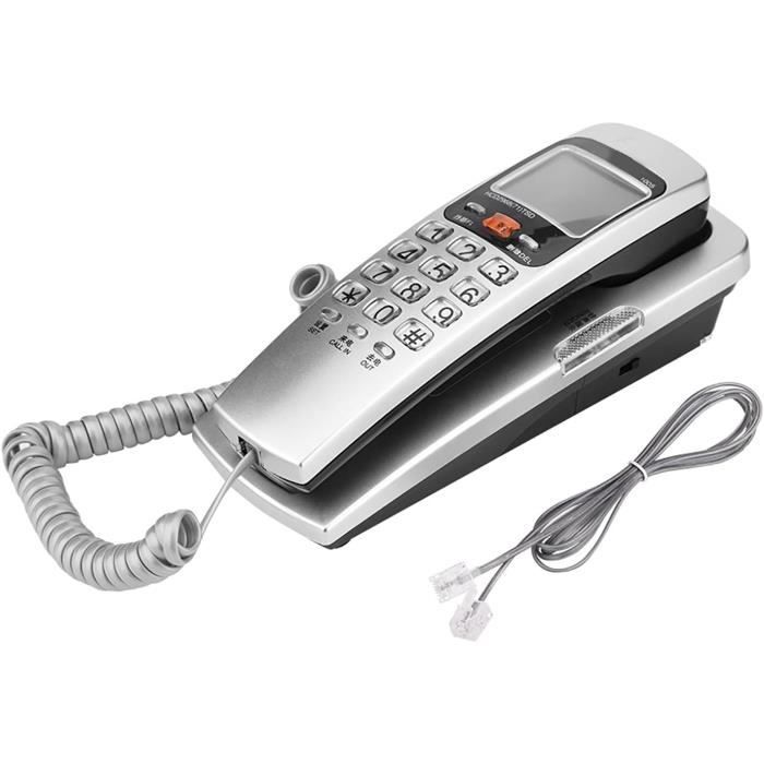 Téléphone Filaire Avec Répondeur, Fsk-Dtmf Identification De L'Appelant ...