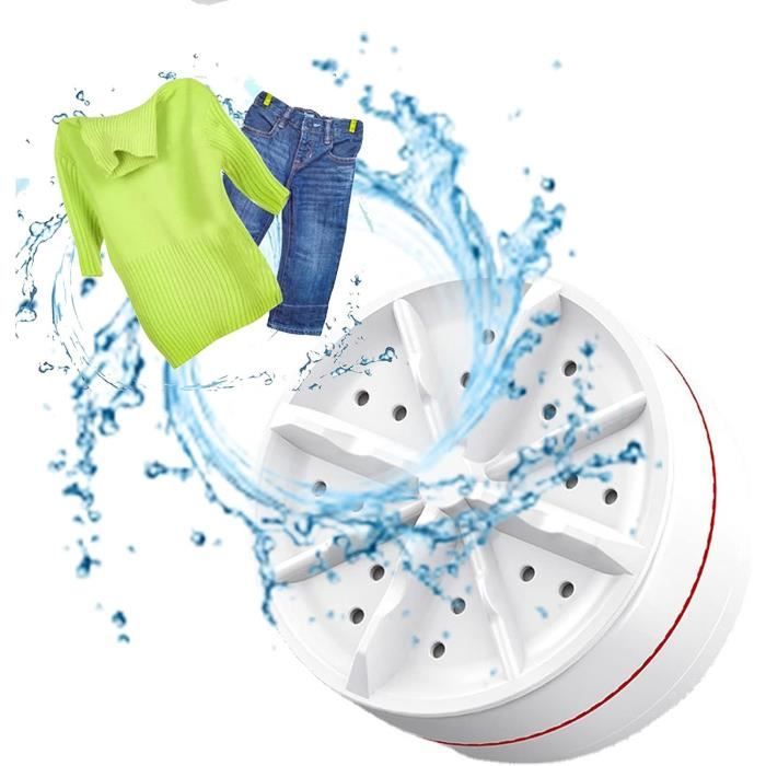 Mini Laveuse Portable, Machine À Laver Puissante De 27 W, Laveuse Turbo ...