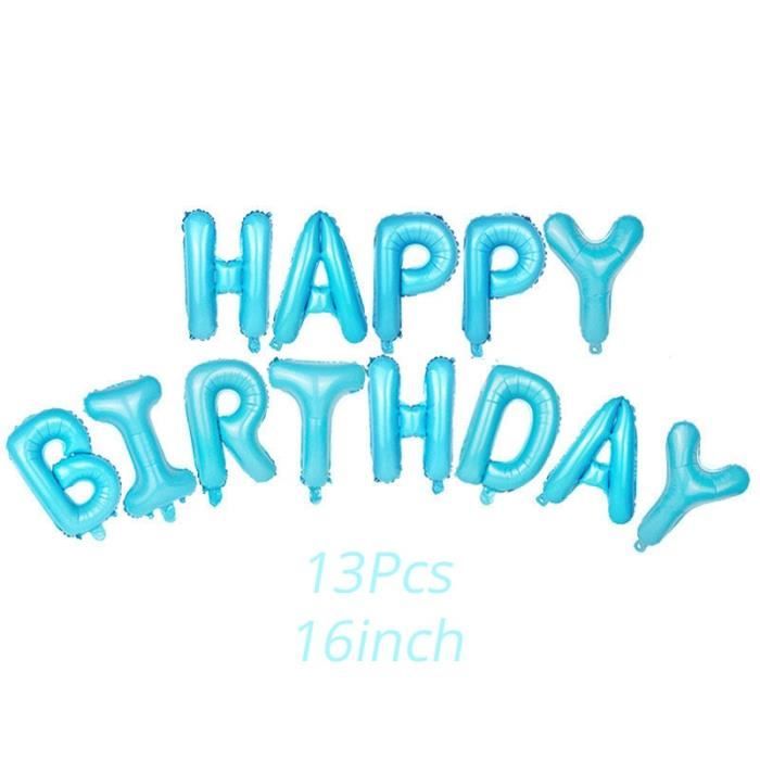 1set HB balloons -Ballons en Latex bleu pour garçon, ensemble avec ...