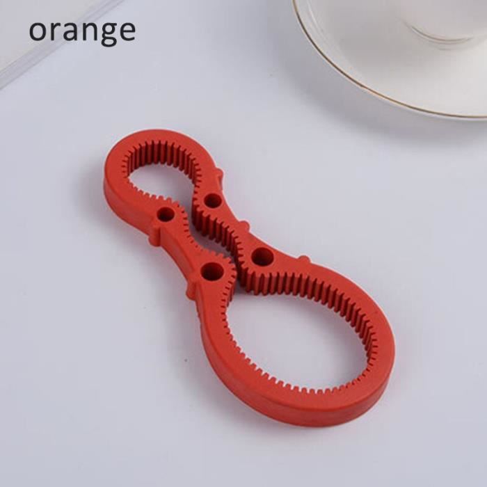 Orange-Ouvre bocal Portable, outils de cuisine multifonctions vis ...