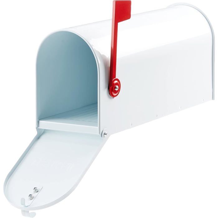 ALUBOX Boîte Aux Lettres Américaine 22X17X48 cm Boîte Postale en Tôle ...