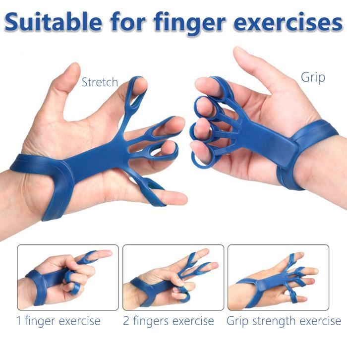 Entraîneur de doigt,Pinces À Main En Silicone, Exercice D'extension Des ...