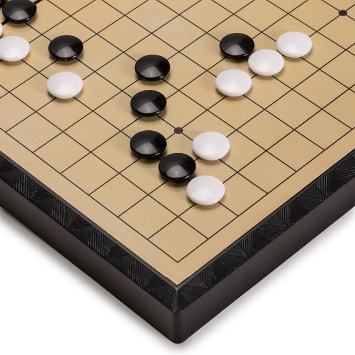 Grand Plateau de Jeu de Go Magnétique 19 x 19 (37,1 Centimètres) avec ...