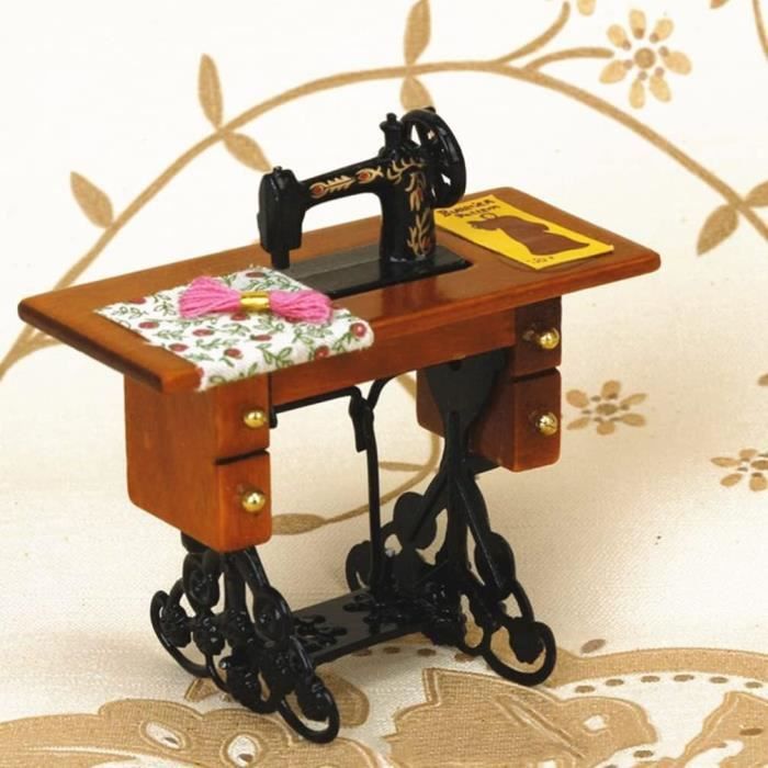 Fanxing Machine À Coudre De Maison De Poupée Décoration De La Chambre ...