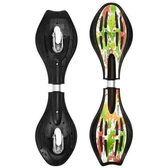 Mini Waveboard MAXOfit® Paint avec roues lumineuses et housse de ...