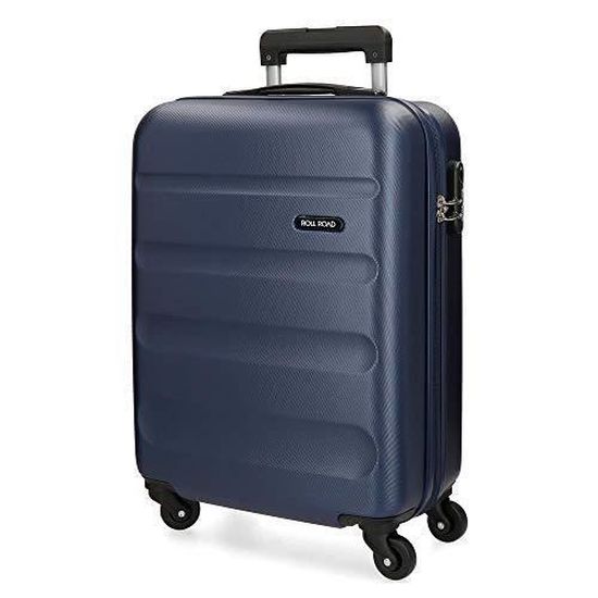Roll Road Flex Valise Trolley Cabine Bleu 38x54x20 cms Rigide ABS ...