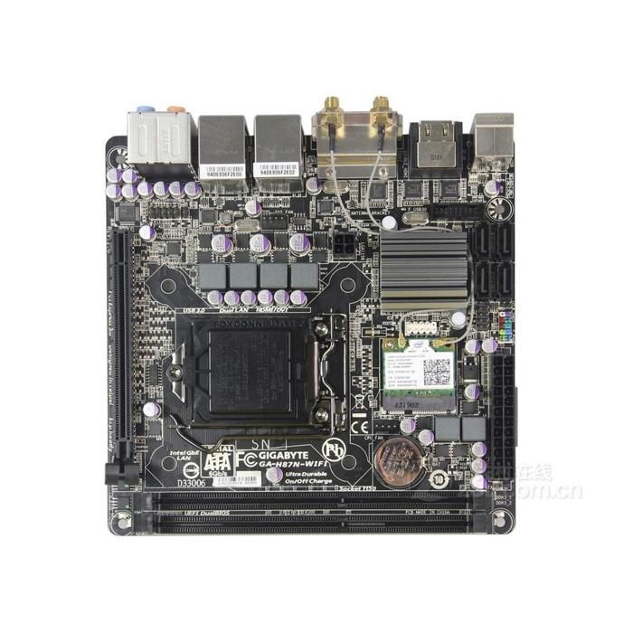 Carte mère GIGABYTE GA-H87N-WIFI Intel H87 Socket LGA1150 2xDDR3 SDRAM 16GB Mini ITX - Cdiscount ...