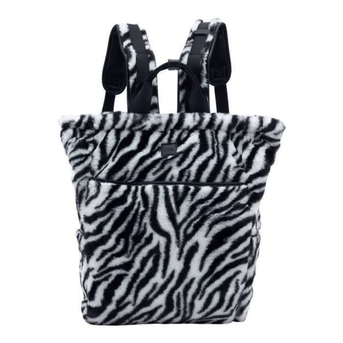 FREDsBRUDER Sac à dos noir blanc en cuir pour femme - Furry Friend ...