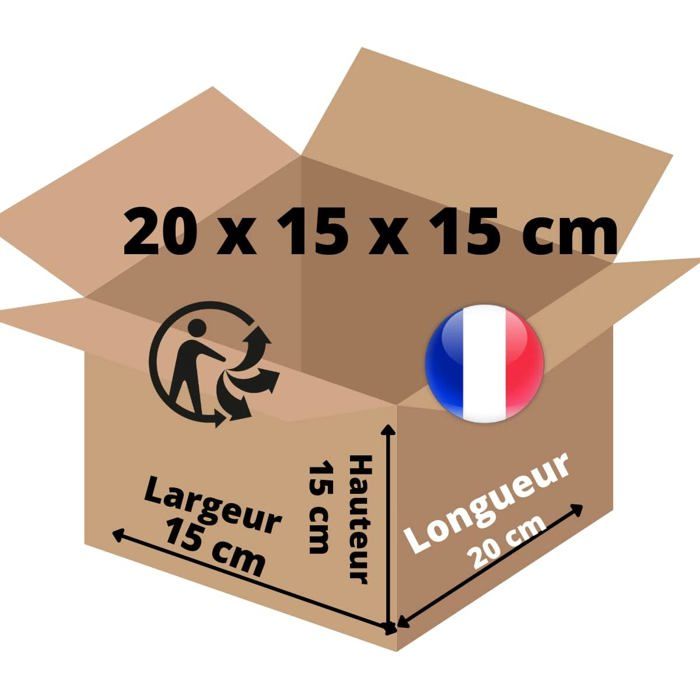 Lot de 30 Petits Carton Emballage expedition 20x15x15 cm pour vos ...