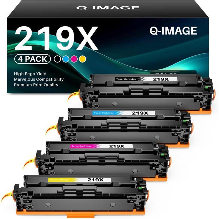 219A 219X W2190A 3302Fdw Toner: Compatible Pour Hp 219A 219X Pour Color ...