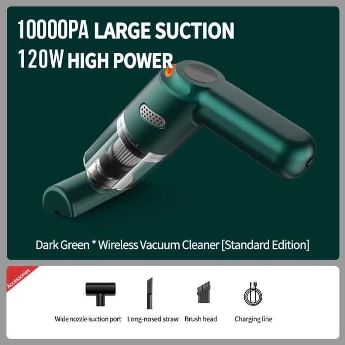 Couleur Vert Basique Nouvel aspirateur de voiture à grande aspiration ...