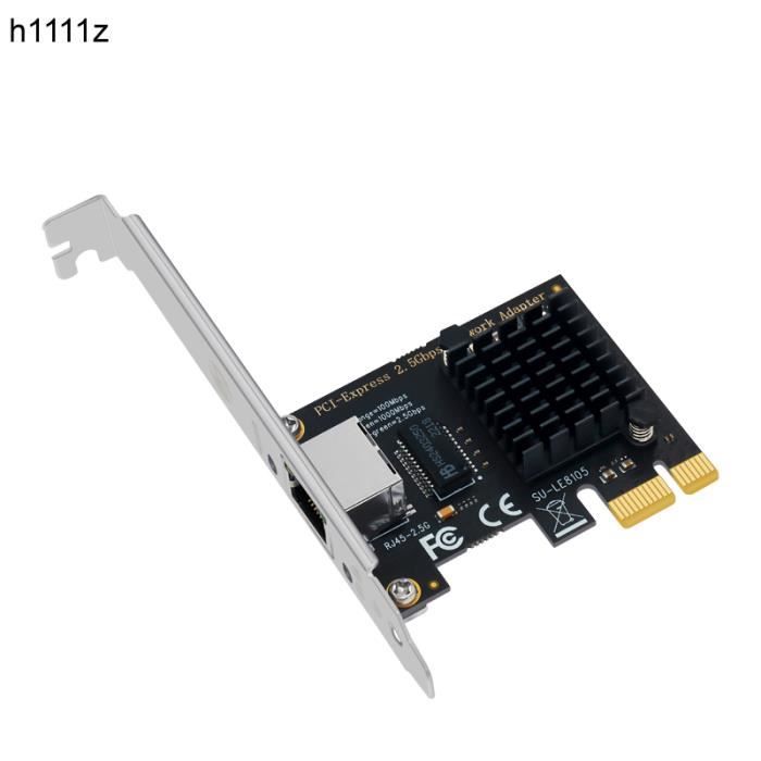 Carte réseau PCI Express pour ordinateur de bureau, adaptateur LAN ...