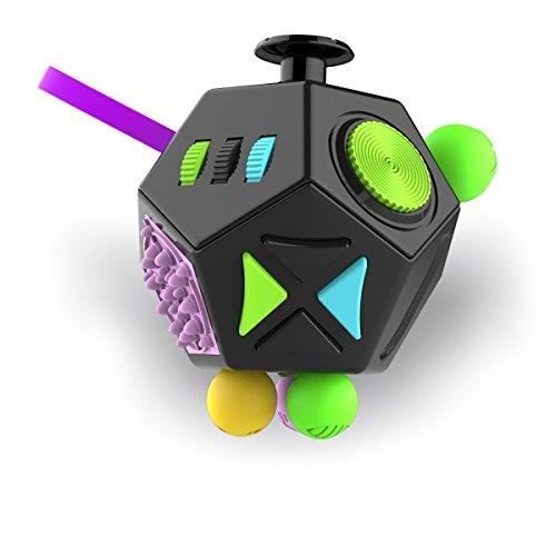 Minilopa Fidget Dodecagon -12-Side Fidget Cube Relieves Stress and ...