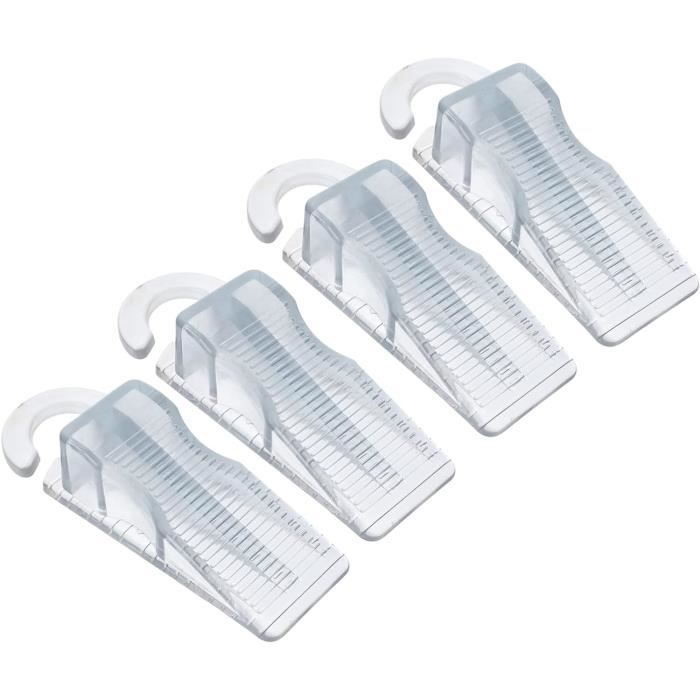 4 Pièces Butée De Porte Sans Poinçon Coins En Plastique Protecteurs De ...