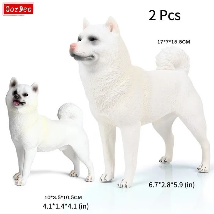 D1158 - OozDec-Figurines d'action Big Dog, Shiba Inu, Doge Canis, Lupus ...