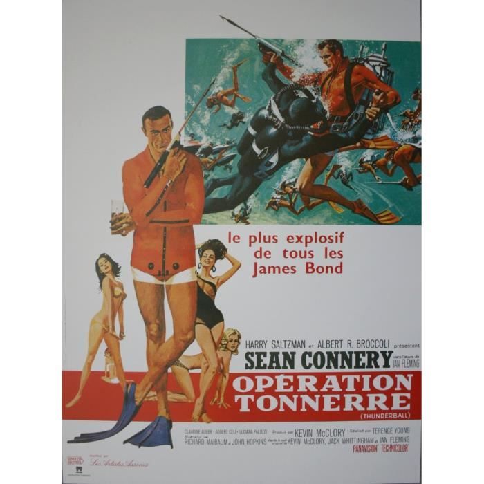 OPERATION TONNERRE Affiche Cinéma Originale Roulée Petit format 53x40cm ...