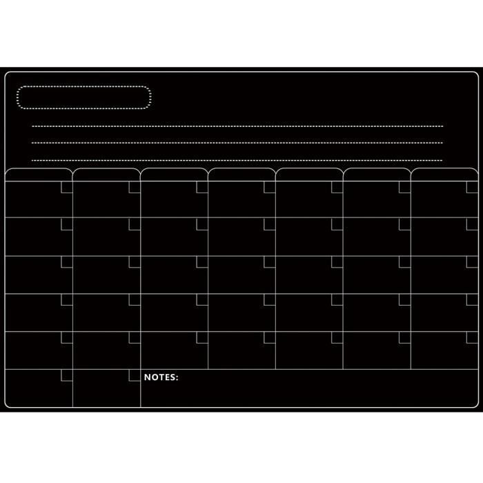 Calendriers magnétiques de tableau noir de calendrier pour le bloc ...