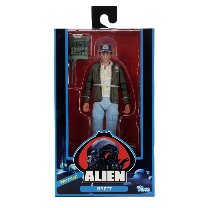 Figurine articulée - NECA - Alien Brett - 18 cm - Modèle détaillé ...